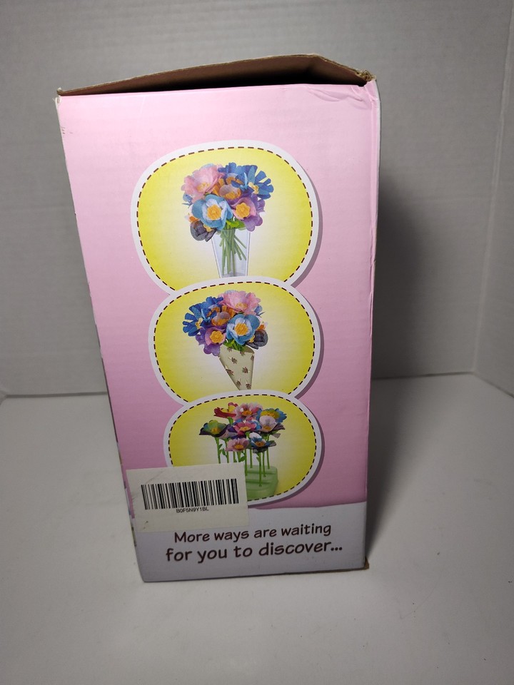 DIY Fabric Flower Craft Kit for Kids - Build Your Bouquet, Arts and ...