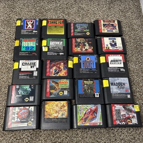 Sega Genesis Game Lot Tested Lot Of 20 Classic Retro Games | eBay
