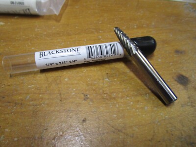 1/4" x 3/4" 1/4" Shank Dia SF-1 Round Nose Tree Double Cut Carbide Burr ...