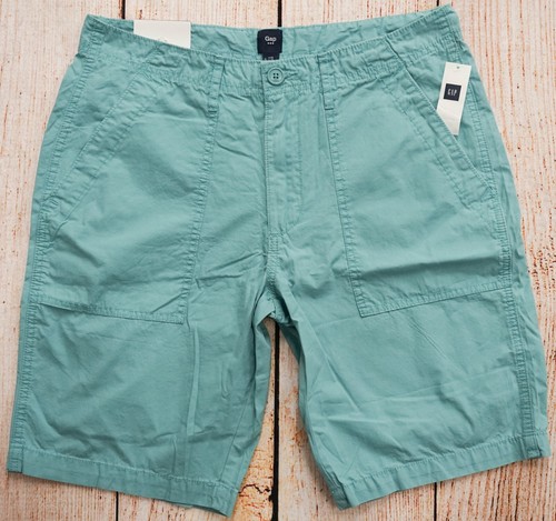 Mens Sz 33 Vintage Washed Shorts GAP NWT Tumbled Turquoise - 662151 ...