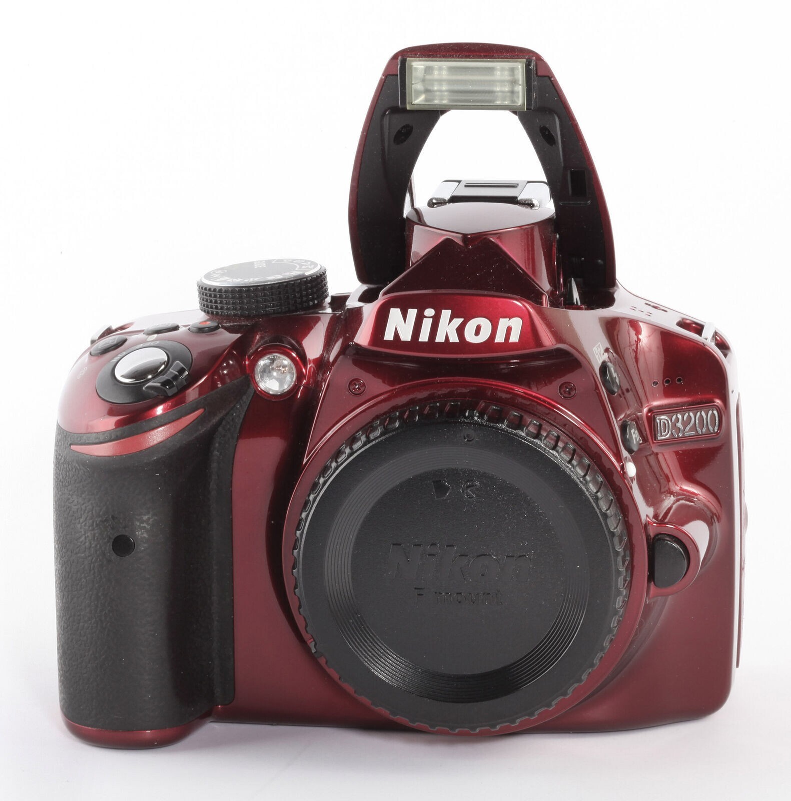 Red Nikon D3200 24.2 MP Digital SLR Camera - 18-55mm Lens *REFURBISHED ...