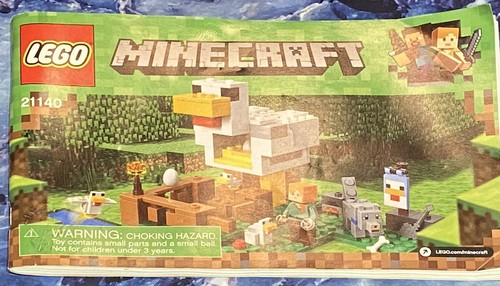 LEGO 21140 Minecraft The Chicken Coop - Instruction Manual Booklet ONLY ...