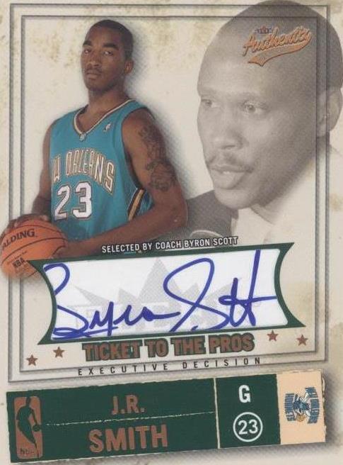 2004-05 Fleer Authentix - Ticket to the Pros Executive Decision J.R ...