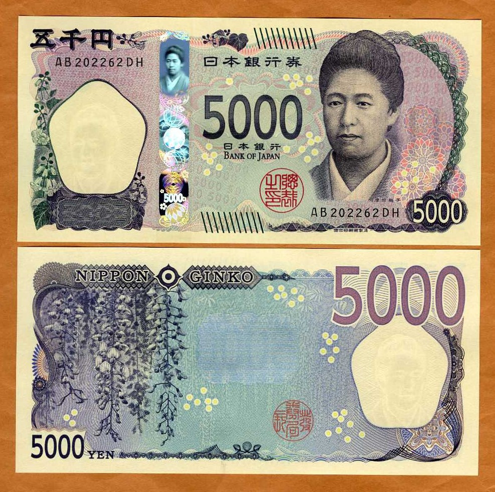 Japan, 5000 Yen, ND (2024), P-New, UNC Tsuda Umeko (educator) | eBay