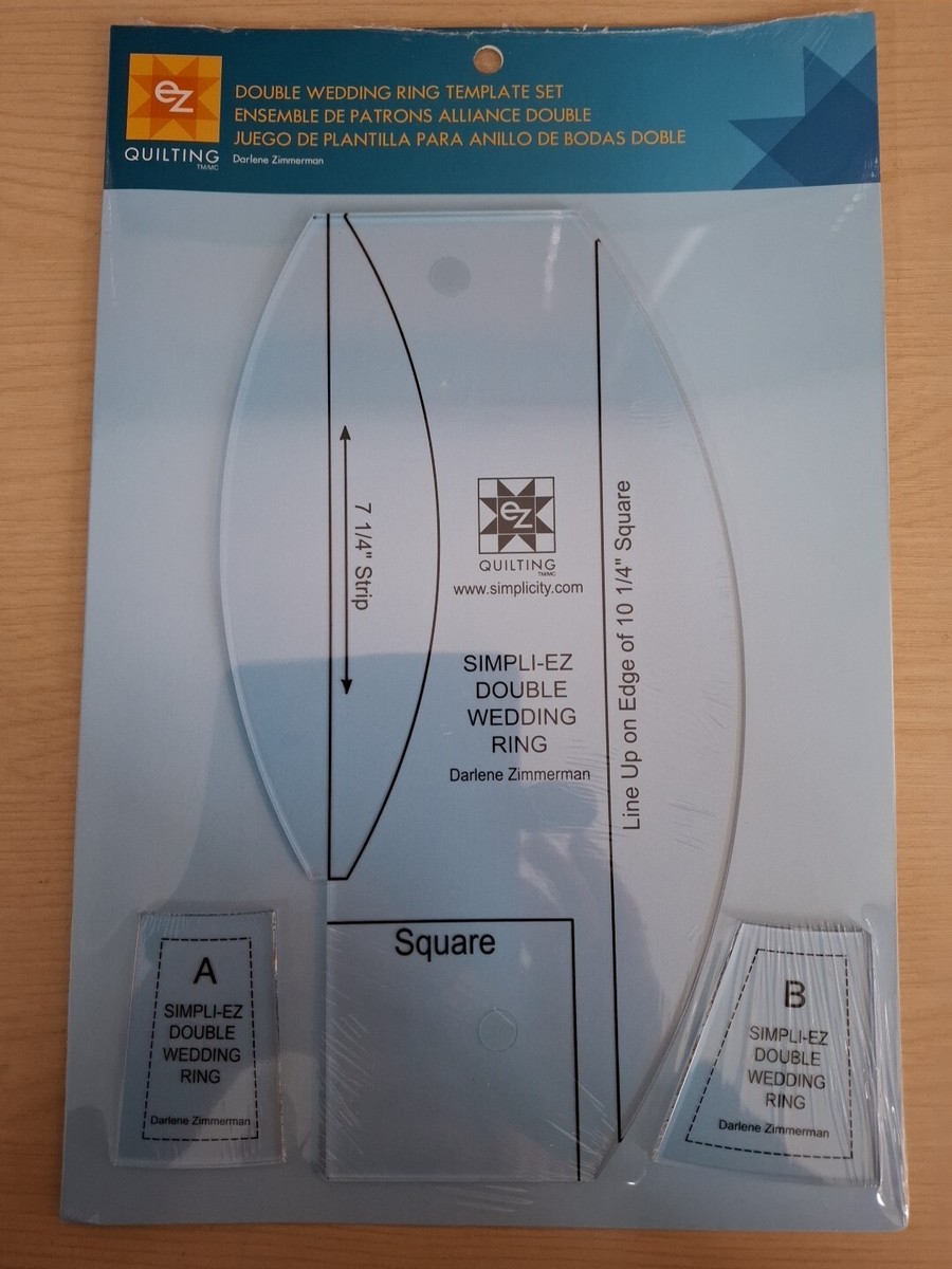 Double Wedding Ring Template Set