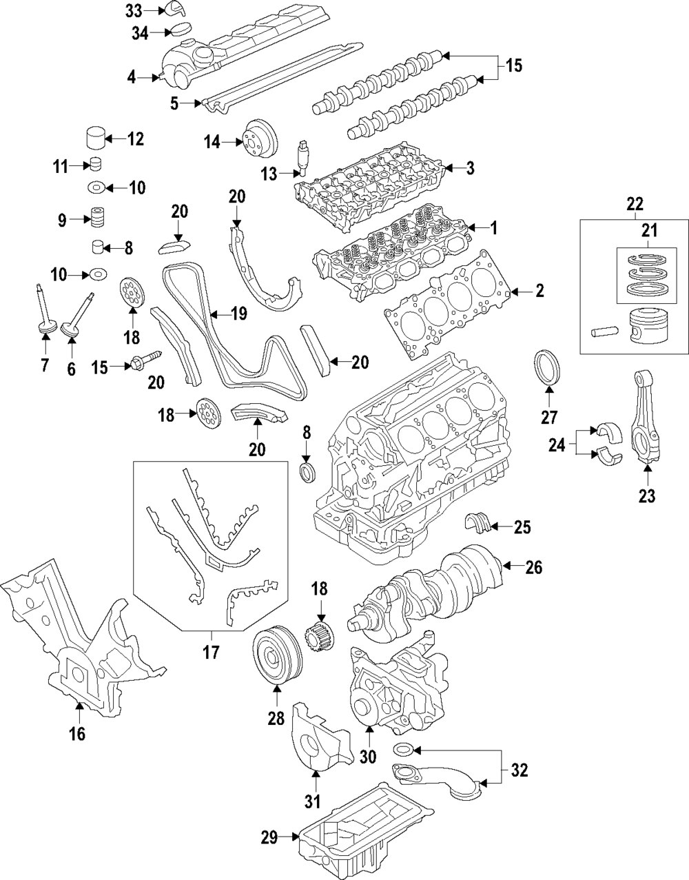 Porsche 958 Cayenne Valve 4.8 Element 94810530803 Nt71 for sale online ...