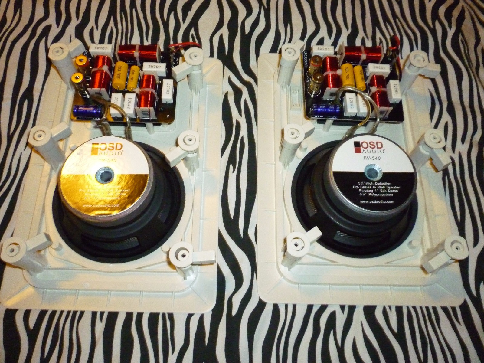 OSD Audio IW-540 5.25-inch Polypropylene In-Wall Speaker Pair - Out Of ...