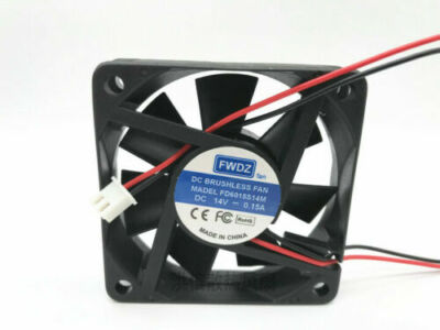 1PC FWDS 6CM FD6015S14M DC14V 0.15A 2-wire mute cooling fan | eBay