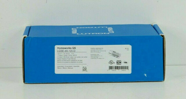 Lutron Homeworks QS Lutron LQSE-4A-120-D DIN Power Module for sale ...