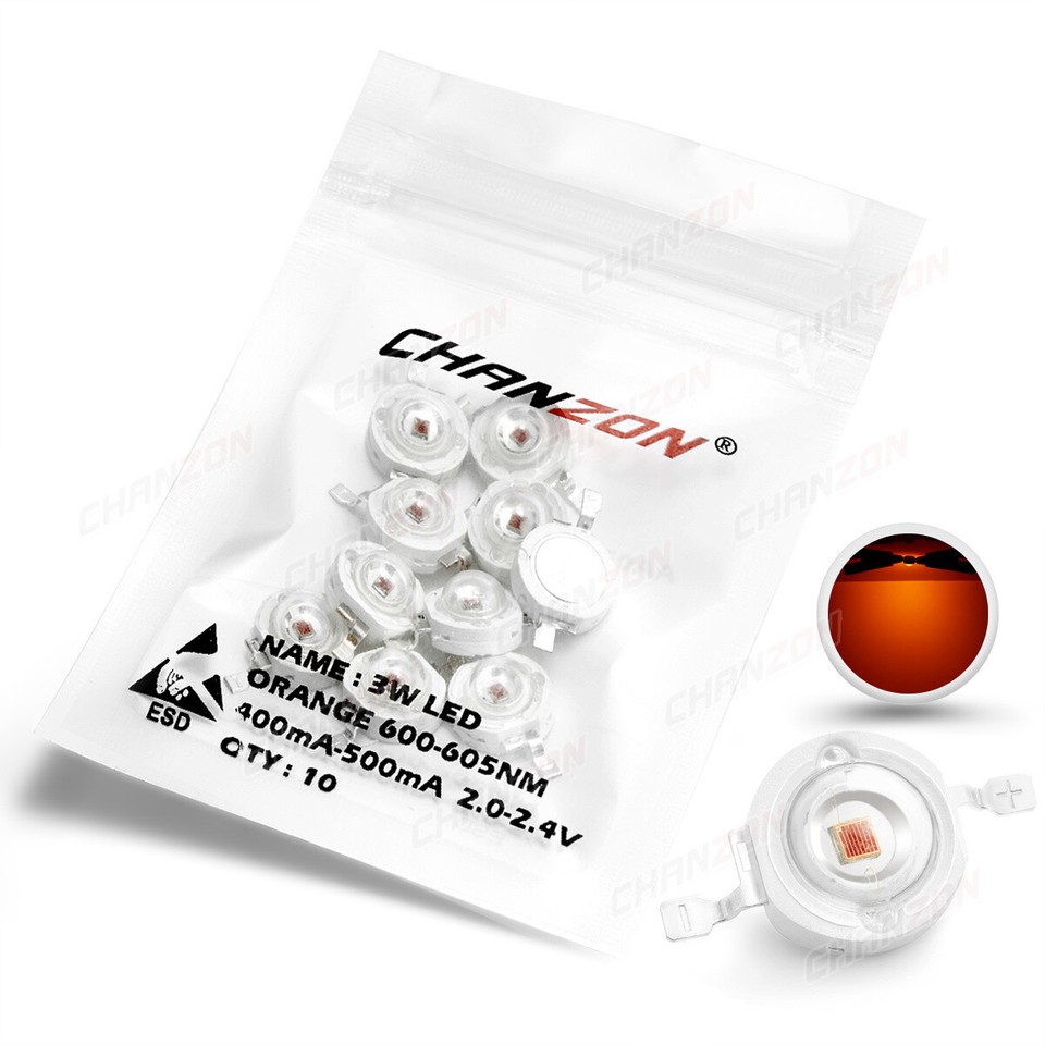 3W High Power Smd Led Chip 3 Watt Royal Blue Infrared Rgb Light ...