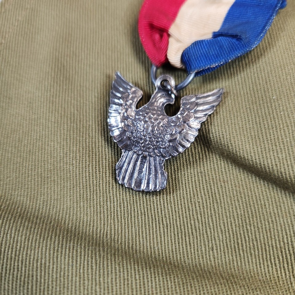 Vintage Late 1940s Boy Scouts of America Sash w/ Merit Badges, Pins ...