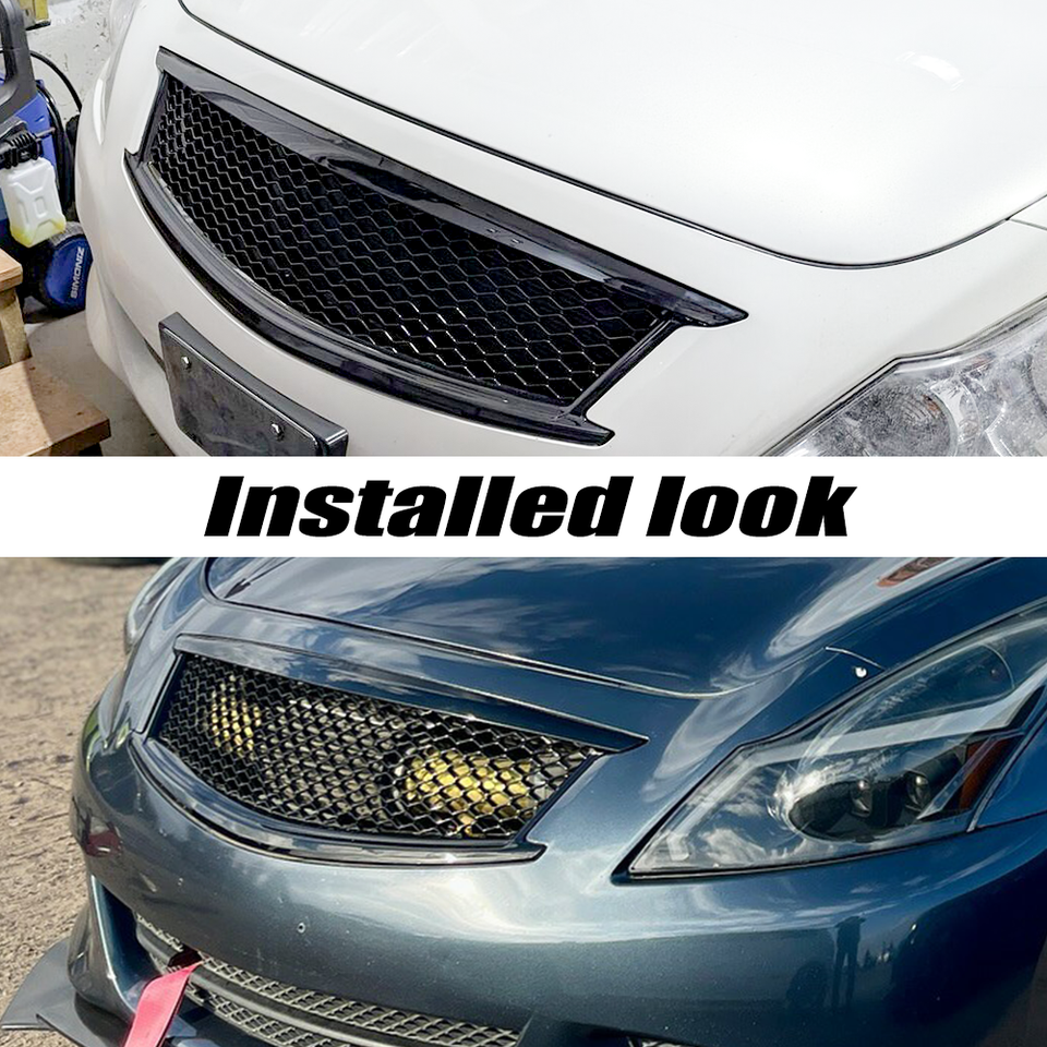 For Infiniti G37 Skyline Sedan 2010-2014 13 Front Bumper Grill Upper ...
