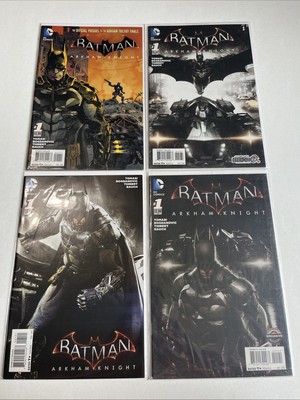 Batman Arkham Knight #1 DC 2015 Cover Set Variants GameStop Arcade ...