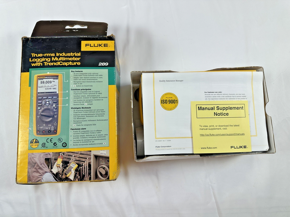 Fluke 289 True-rms Industrial Logging Multimeter with TrendCapture NEW ...