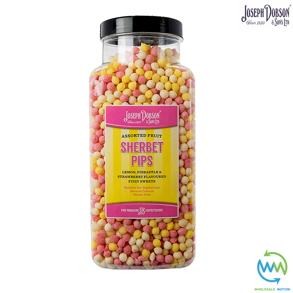 SHERBET PIPS Sweets FRUITY HARDBOILED Candy CRUNCHY PIECES Dobsons PICK ...