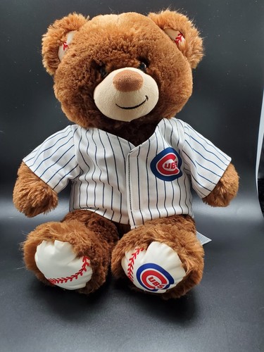 Cubs Baseball Plush Build A Bear With Athletetic Jersey and Cubs Logo ...