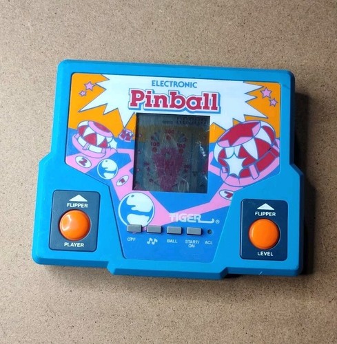 Electronic Pinball Tiger Electronics Handheld Game 1987 - Tested ...