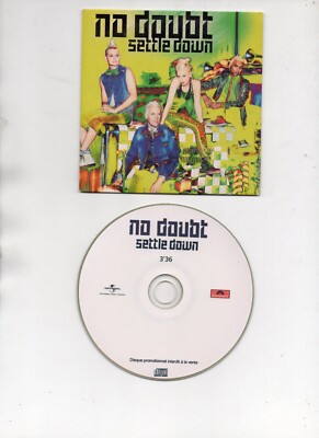 NO DOUBT GWEN STEFANI RARE PROMO CD SETTLE DOWN | eBay