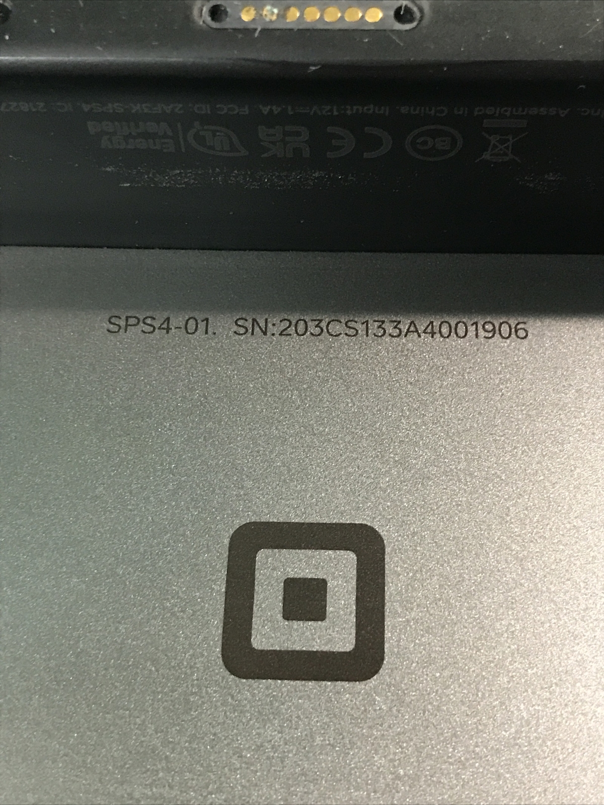 Square Register POS System - Black SPS1-01 SPS4-01 | eBay