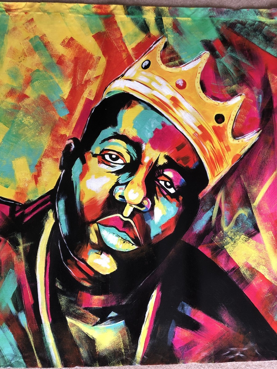 Biggie Smalls Popkunst Notorious B.I.G.'s Iconic $6 Crown Sells For