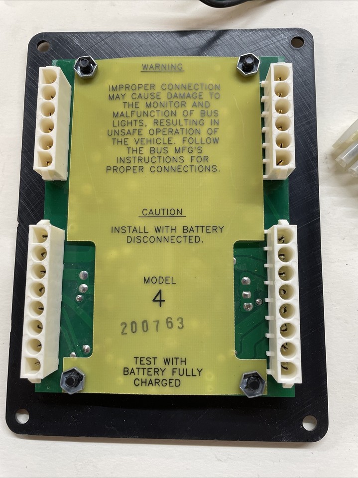 DORAN SCHOOL BUS INCANDESCENT LIGHT MONITOR MODEL 4 | eBay