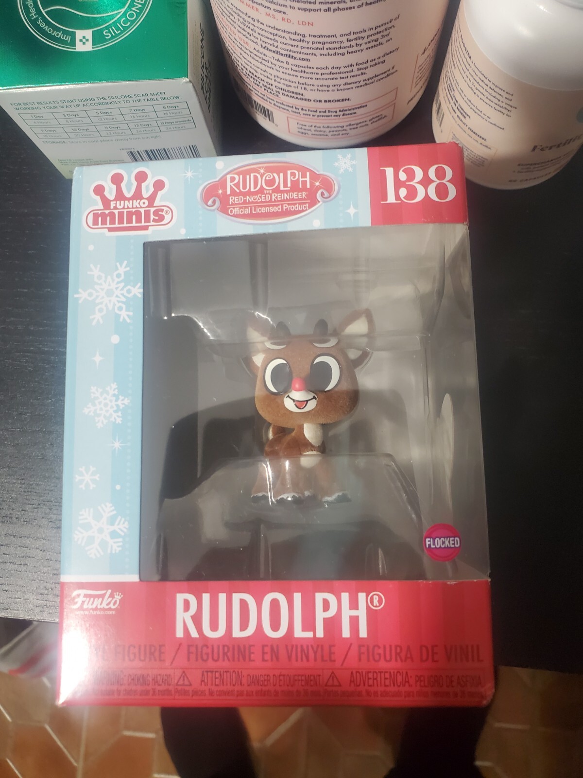 Funko Minis Rudolph Christmas Classic #138 Rudolph FLOCKED Mini Figure ...