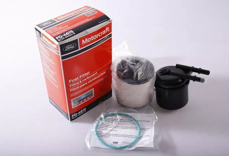Genuine OEM Ford Motorcraft Diesel Fuel Filter FD4615 9N184-B 6.7L ...