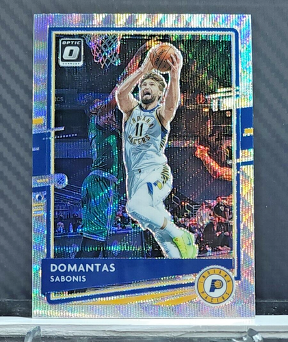 Domantis Sabonis 2020-21 Donruss Optic SILVER WAVE PRIZM SP #142 ...