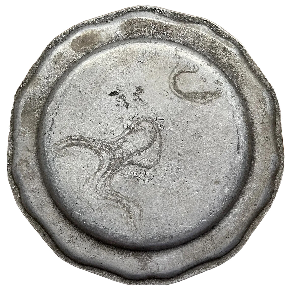 1960s - 1980s CARSON PEWTER RESTAURANT WARE PLATE, FREEPORT, PA ...