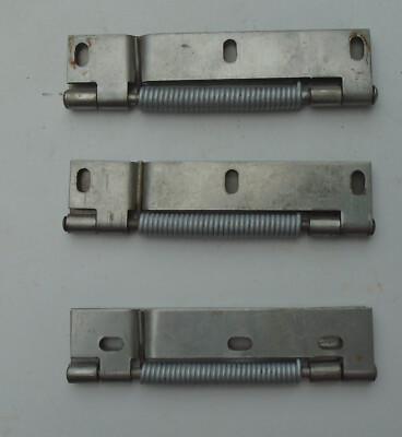 Three unknown vintage soda machine bottle door hinges 5" long | eBay