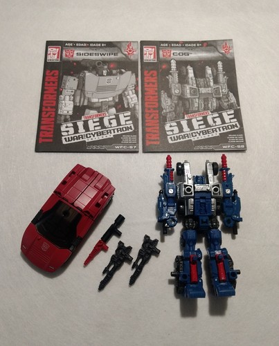 Transformers War For Cybertron: Siege - WFC-S7 Sideswipe & S8 Cog ...
