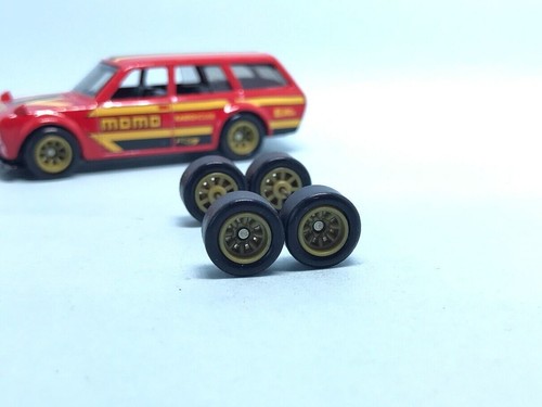 R411 Hotwheels 1/64 Real riders# Watanabe Bronze 10mm Long, Rubber ...