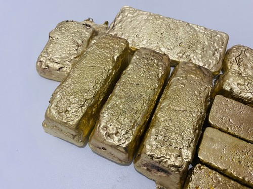 700 Grams Scrap Gold Bar For Gold Recovery Melted Different Computer ...