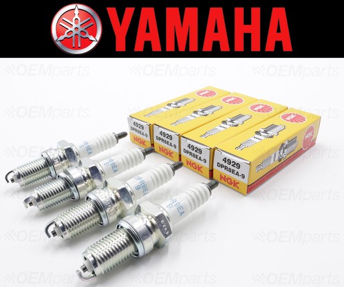 Set of (4) NGK DPR8EA-9 Spark Plug Yamaha (See Fitment Chart) #NGK ...
