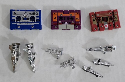 J-654 VINTAGE 1980'S HASBRO G1 TRANSFORMERS MINI CASSETTES BEATBOX ...