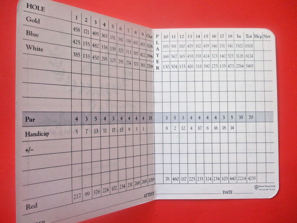 vtg - Golf Scorecard - EAGLE STICKS GOLF CLUB gc - Zanesville OH | eBay
