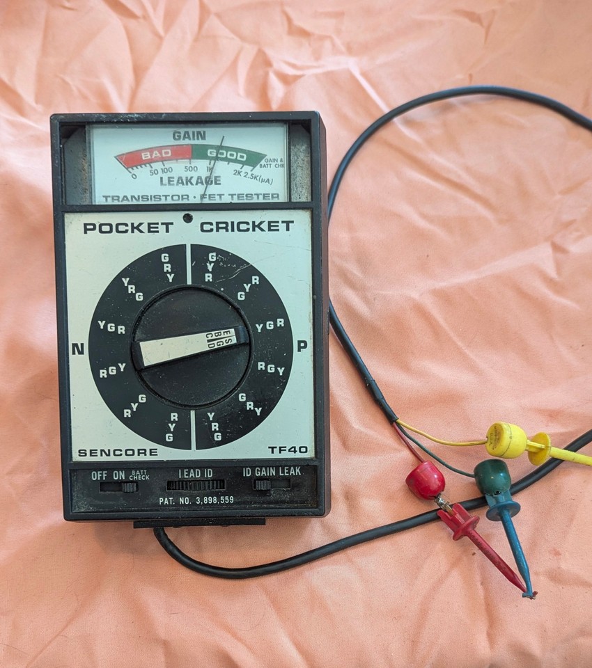 Sencore Pocket Cricket Transistor Checker | eBay