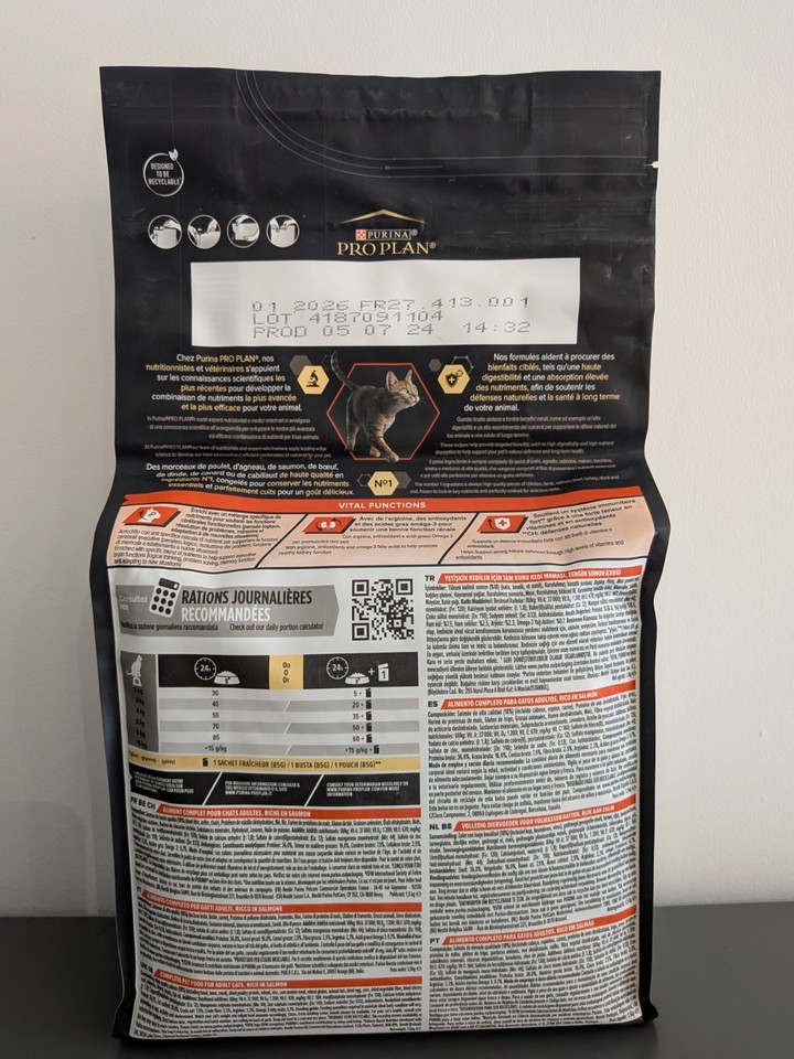 Purina Pro Plan Original Adult Dry Cat Food – Salmon 1.5kg | eBay UK