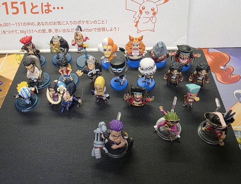 ONE PIECE Mini Figure lot of 23 Set sale Roger Bartholomew Kuma Howkins ...