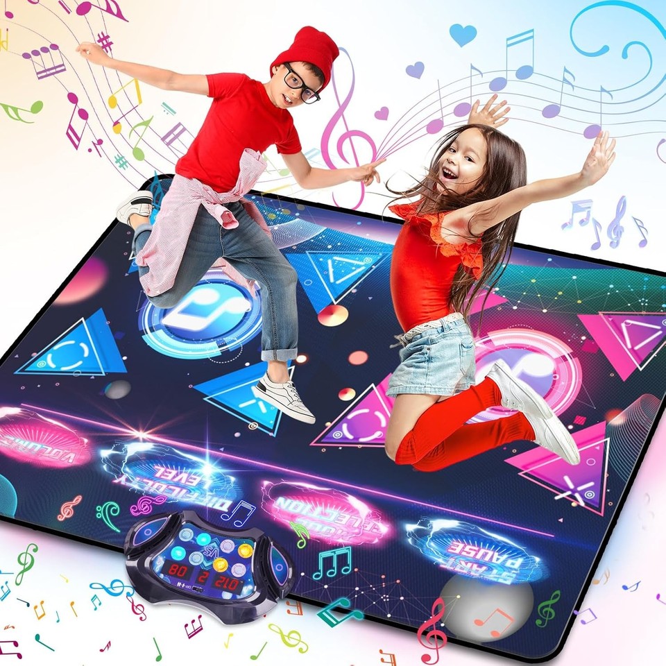 Dance Mat for Girls, Kids Dance Mats Toys Gifts for Kids with 12 Games ...