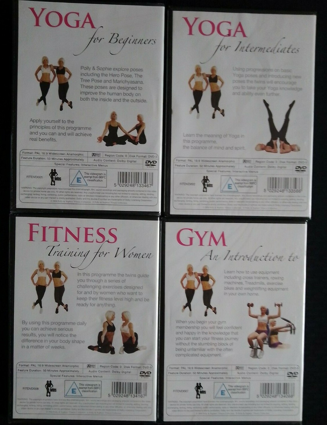 Polly & Sophie Fitness Collection (4DVD Box Set, PAL, 0) NEW SEALED | eBay