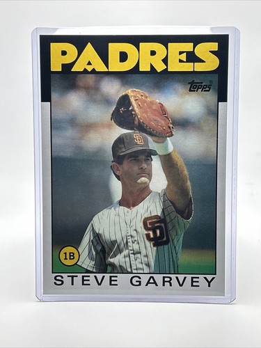 1986 Topps Super Steve Garvey Baseball Card #24 NM-Mint FREE SHIPPING ...