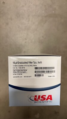 USA Scientific TipOne 1121-2710 10μl Graduated Filter Tips 10 Cassettes ...