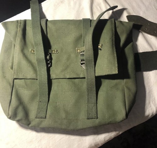 Military Field Pack Training Combat Tactical Canvas Bag 11” X 12” X 4 ...