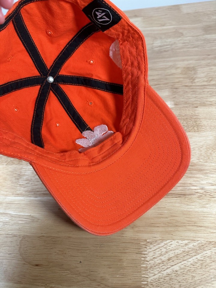 Clemson Tigers OHT Hat 47 Brand Cap Distressed Orange Baseball Dad Cap ...