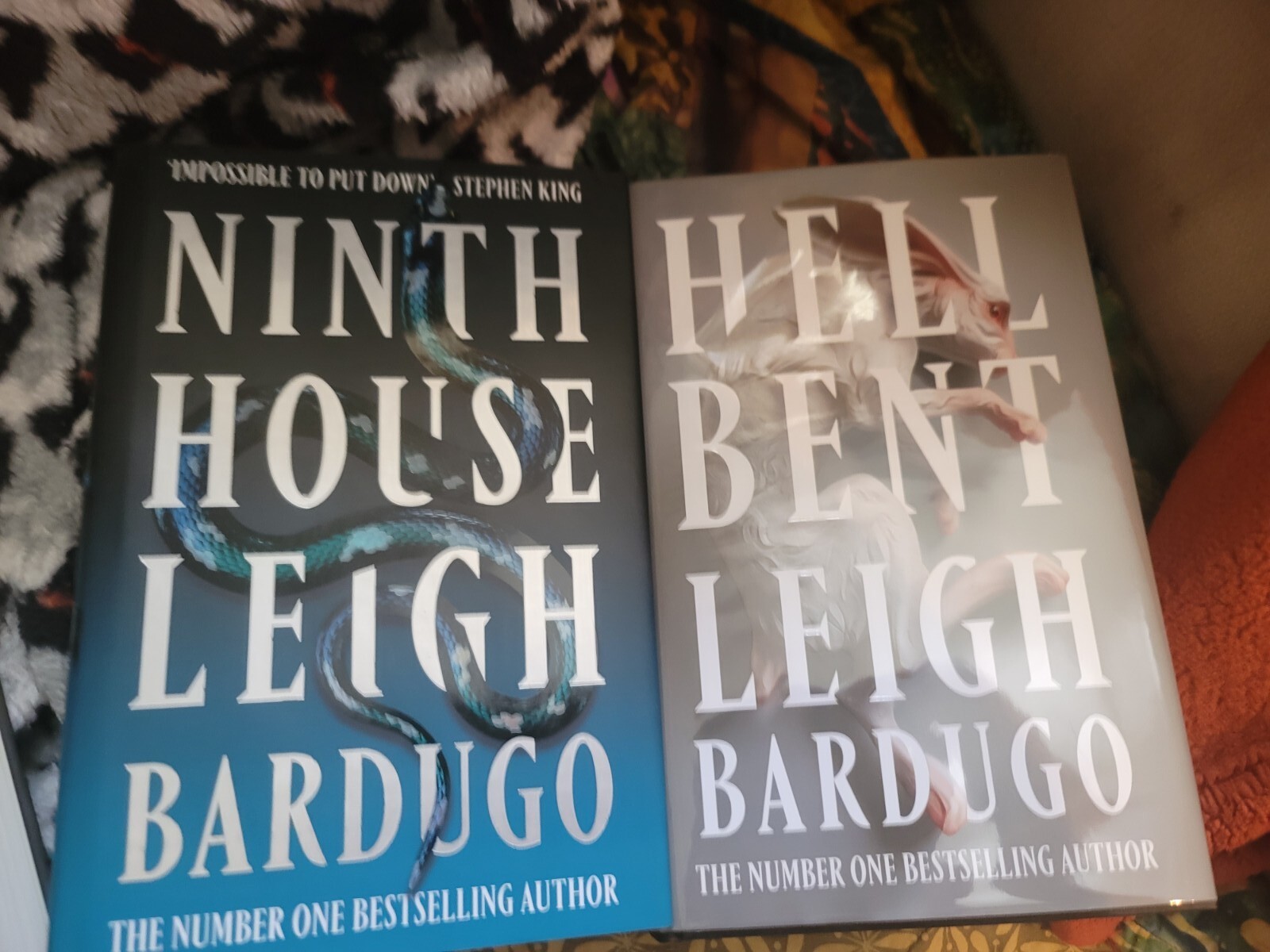SIGNED Ninth House Blue Waterstones AND Hell Bent sign Leigh Bardugo ...