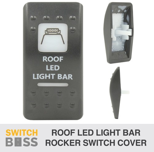 Rocker Switch Cover Only ROOF LED LIGHT BAR suit White LED Boat Caravan ...
