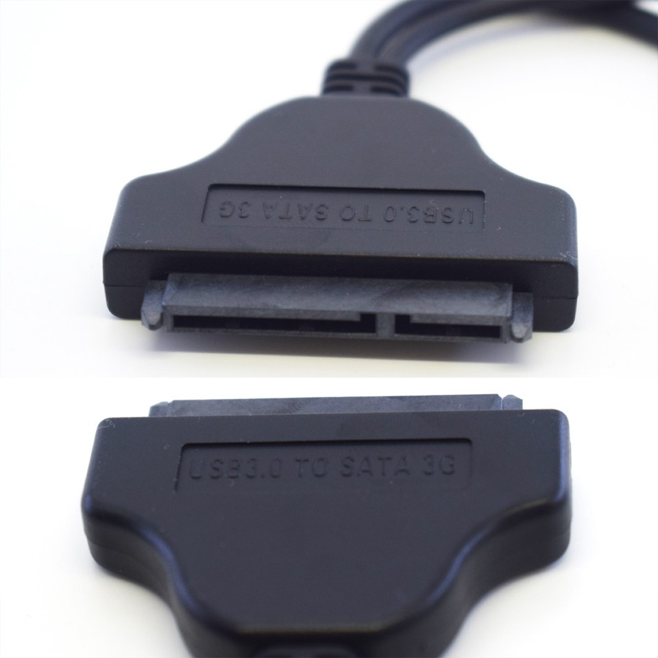 1pc 16cm USB 3.0 A Male + USB 2.0 A Male To SATA 3Gbps Y Splitter ...