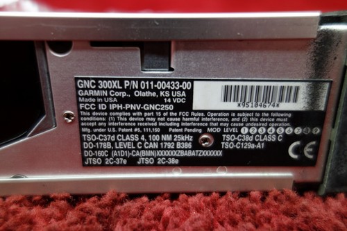 Garmin GNC 300XL GPS/Comm 14V PN 011-00433-00 | eBay