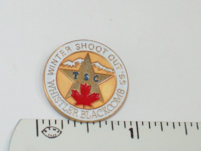 1995 Winter Shootout Whistler BlackComb Skiing Event Ski Pin | eBay